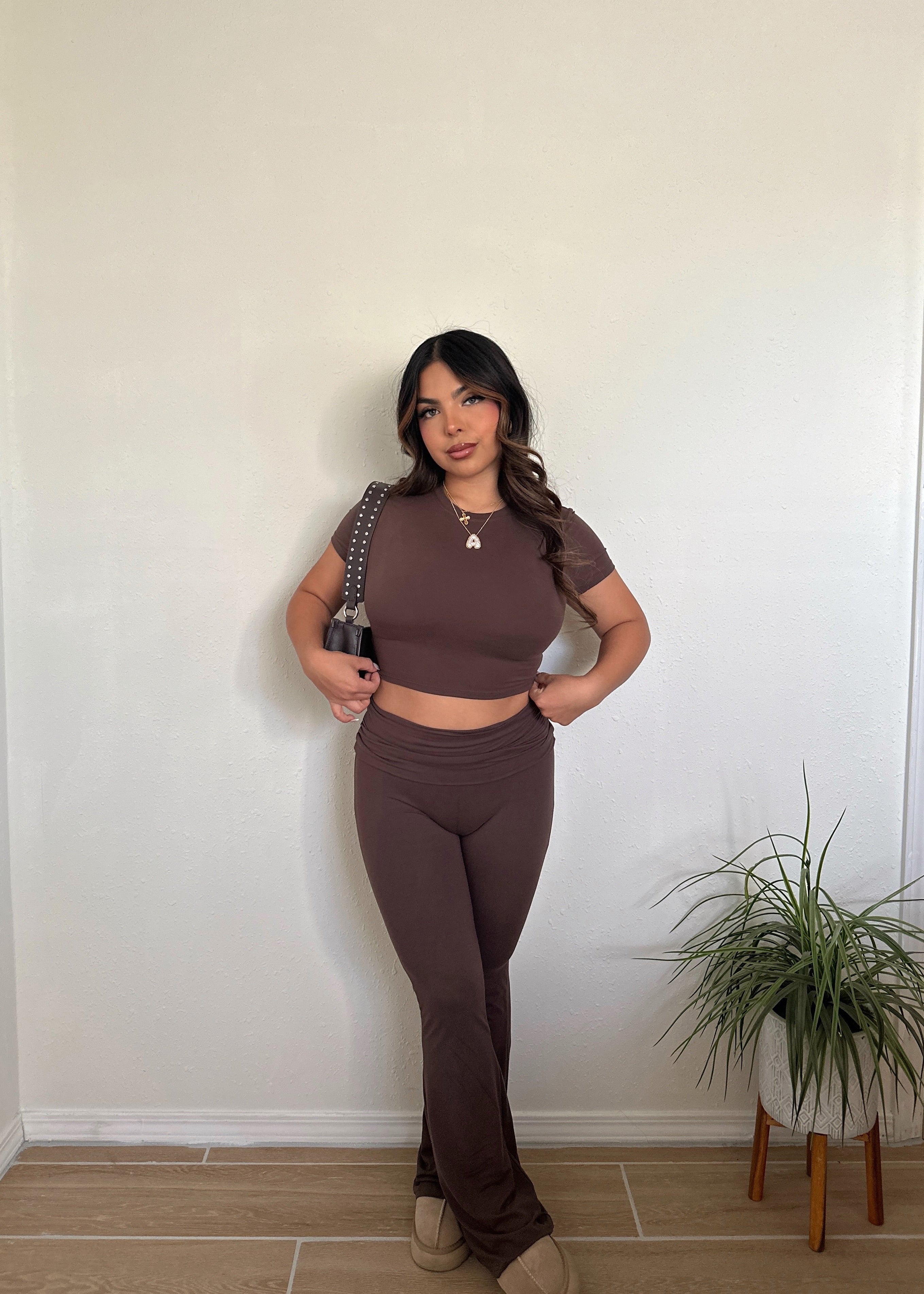 Cozy coco seamless set ( Brown) – Bluefridayco